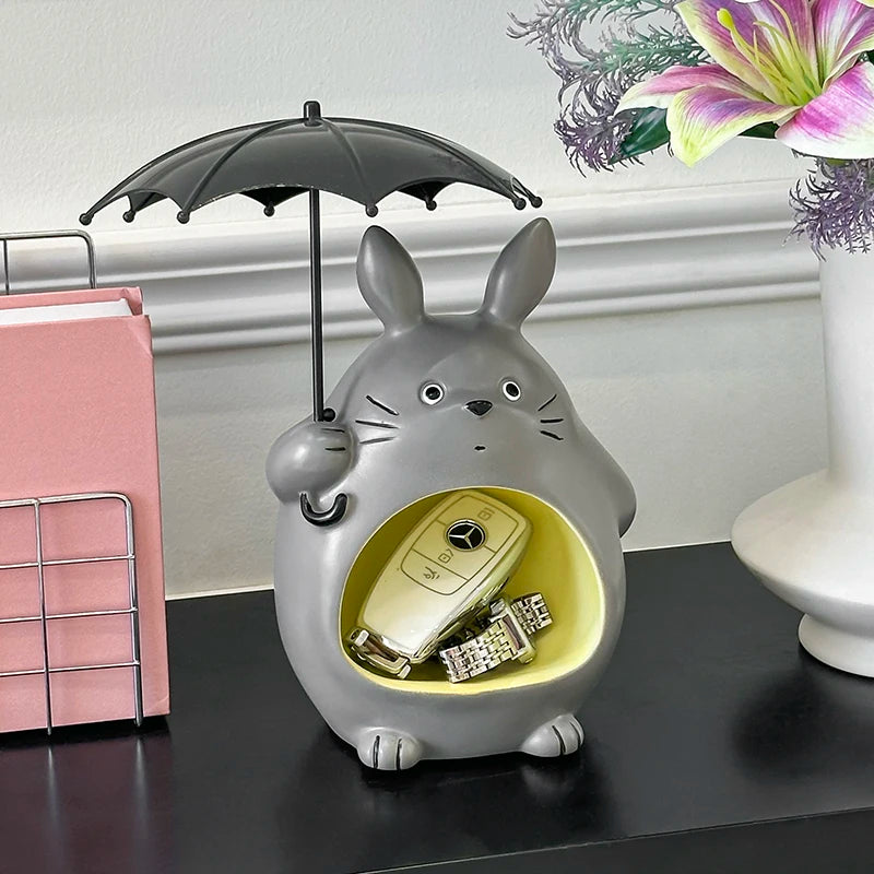 Cute Cartoon Animal Desktop Storage Organizer – Decorative Home Accent ...